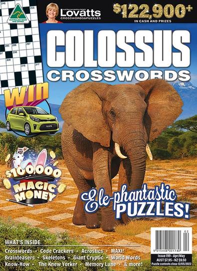 Lovatts Colossus Crosswords Magazine Subscription