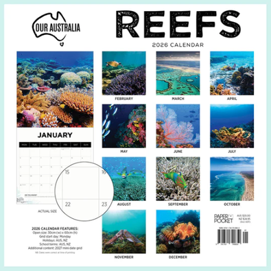 2026 Our Australia Reefs Calendar - isubscribe.com.au
