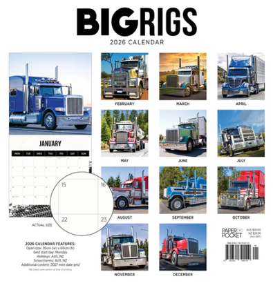 2026 Big Rigs Calendar - isubscribe.com.au