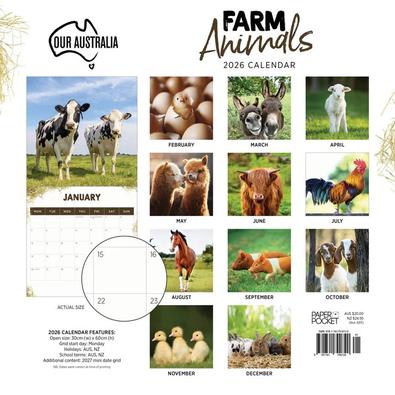 2026 Our Australia Farm Animals Calendar - isubscribe.com.au