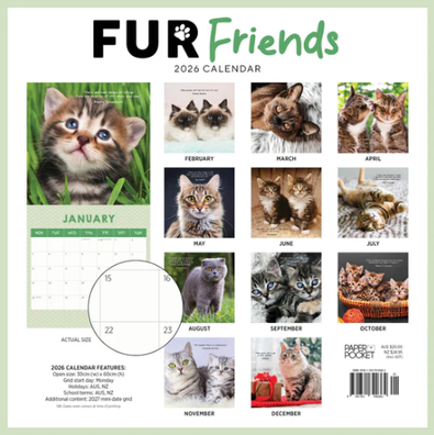 2026 Fur Friends Calendar - isubscribe.com.au