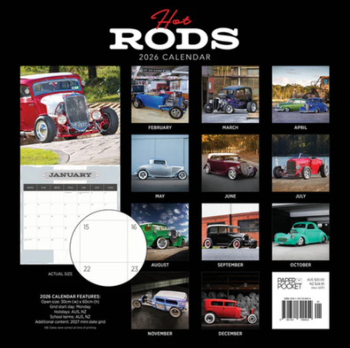 2026 Hot Rods Calendar - isubscribe.com.au