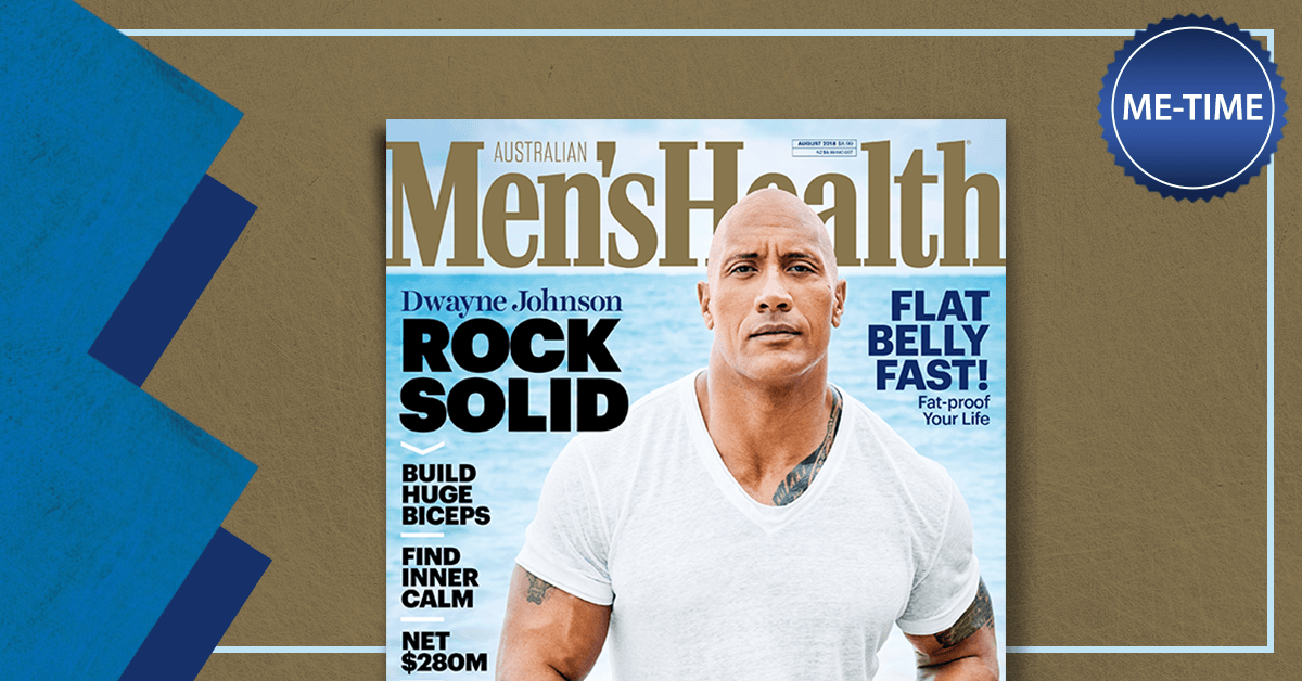What 'me-time' means to editor Luke Benedictus of Men's Health magazine.
